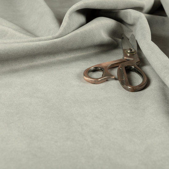 Trafalgar Velvet Clean Easy Silver Upholstery Fabric CTR-1770 | Roman ...