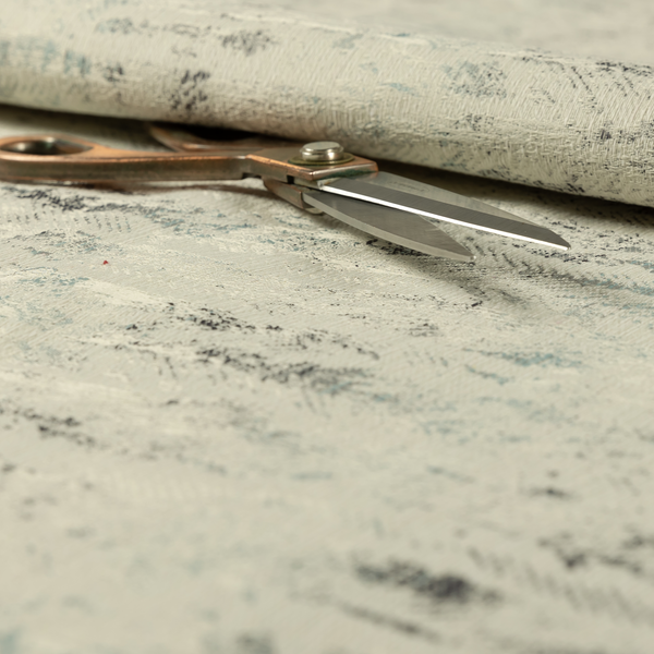 Budapest Herringbone Pattern Blue Colour Upholstery Fabric CTR-2348 ...