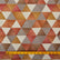Le Triangle Collection Soft Feel Geometric Diamond Pattern Orange ...